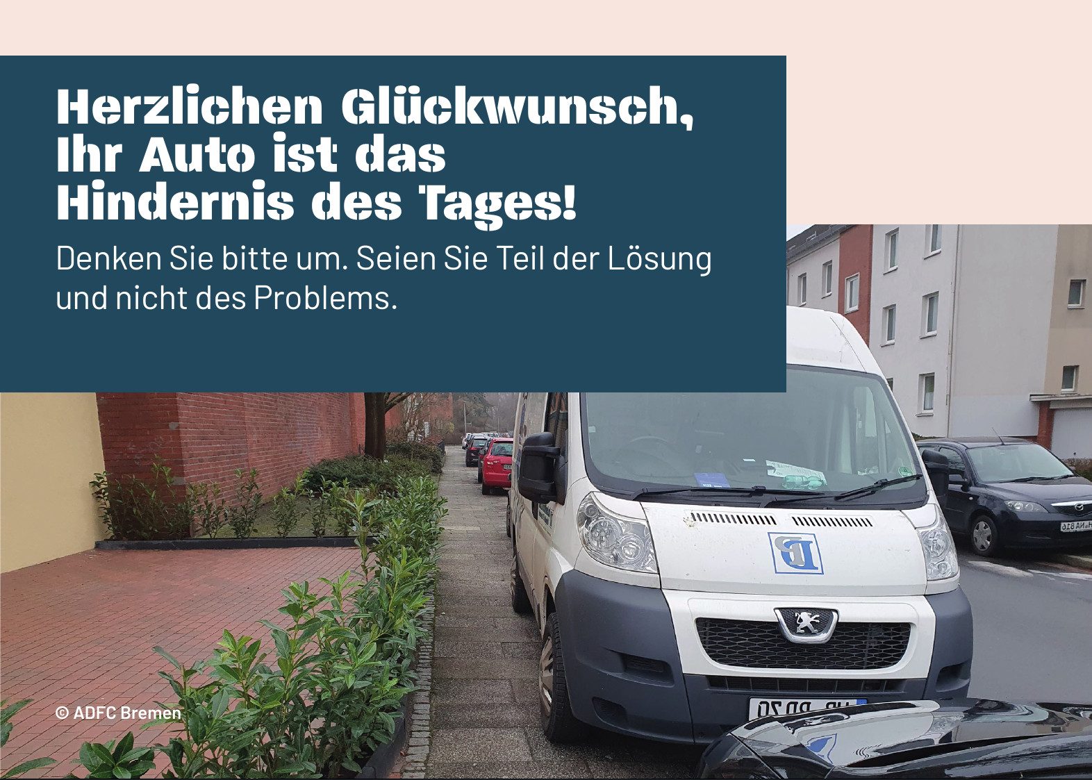 Wem gehört der Gehweg? Warum das Ende des illegalen Parkens überfällig ist. - Einfach Einsteigen